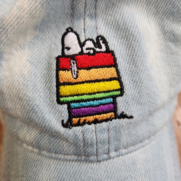 Peanuts | Accessories | Peanuts Light Blue Denim Cap With Snoopy ...